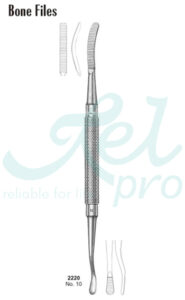 Bone Files Double Ended No 10 - Relpro