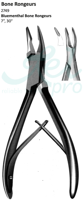 Blumenthal Bone Rongeurs 7 inches 30 degree - Relpro
