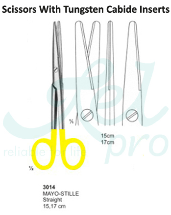 Mayo Stille Scissors Straight TC - Relpro