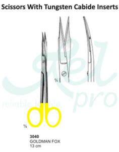 Goldman Fox Scissors Curved TC - Relpro