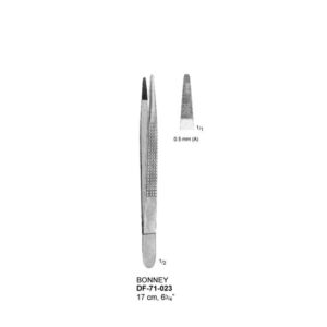 BONNEY DISSECTING FORCEPS TUNGSTEN CARBIDE - 17 CM - Relpro