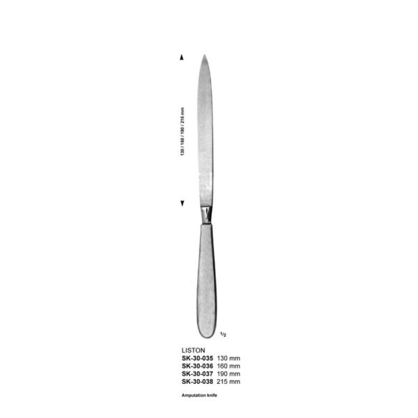 LISTON AMPUTATION KNIFE 130 MM - 215 MM - Relpro