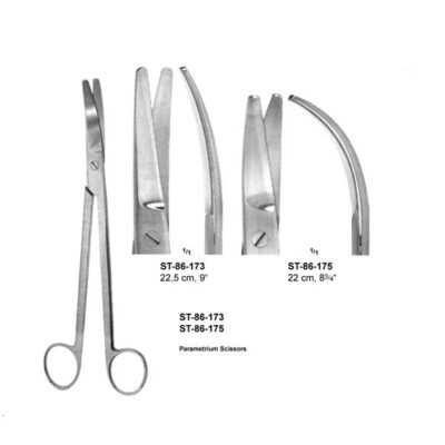 PARAMETRIUM SCISSORS TUNGSTEN CARBIDE - 22 CM - 22.5 CM - Relpro