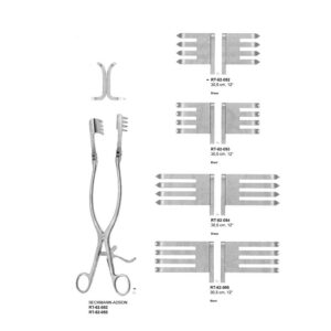 BECKMANN-ADSON LAMINECTOMY RETRACTORS, SHARP / BLUNT - 30.5 CM - Relpro