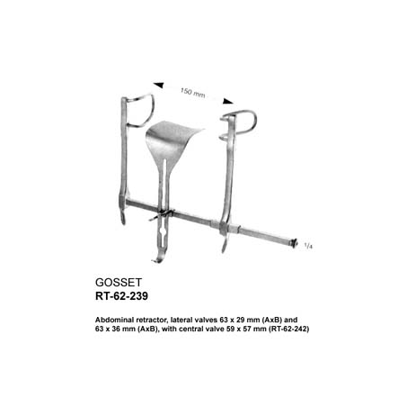 GOSSET ABDOMINAL RETRACTORS – 150 MM - Relpro