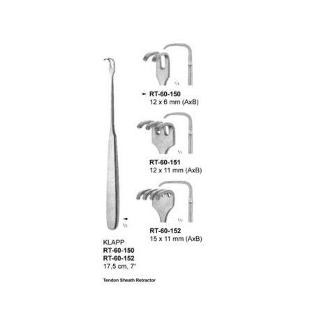 KLAPP TENDON SHEATH RETRACTOR - 17.5 CM - Relpro