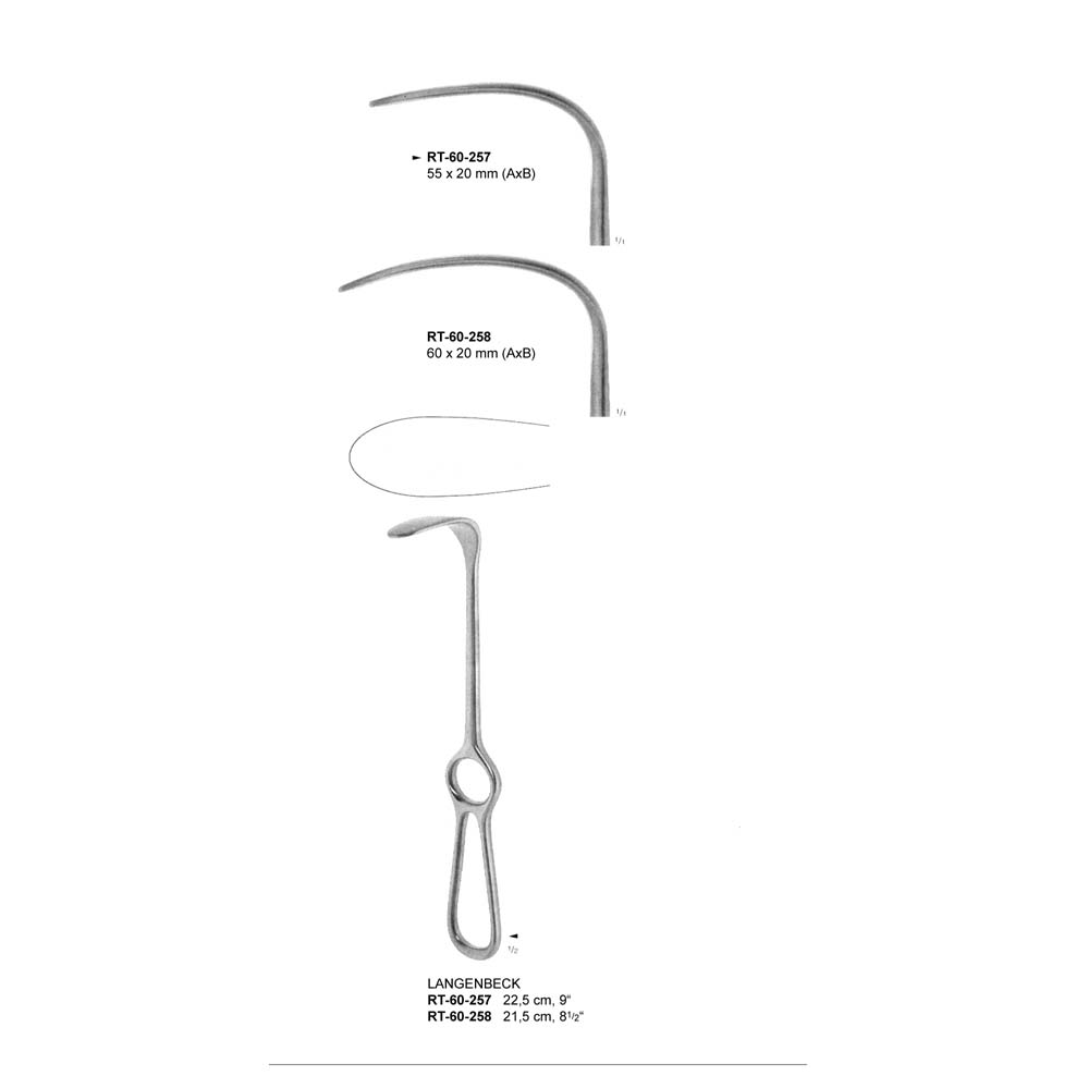 LANGENBECK RETRACTORS - 21.5 CM - 22.5 CM - Relpro