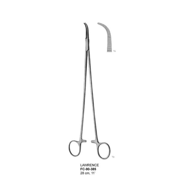 LAWRENCE DISSECTING & LIGATURE FORCEPS - 28 CM - Relpro