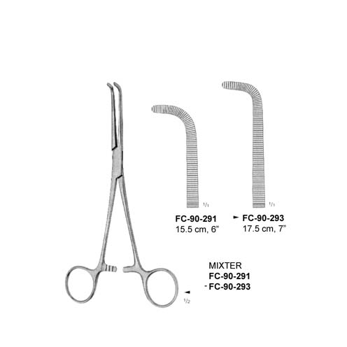 MIXTER DISSECTING & LIGATURE FORCEPS - 15.5 CM - 17.5 CM - Relpro