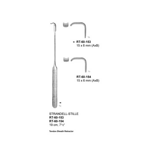 STRANDELL-STILLE TENDON SHEATH RETRACTOR - 19 CM - Relpro