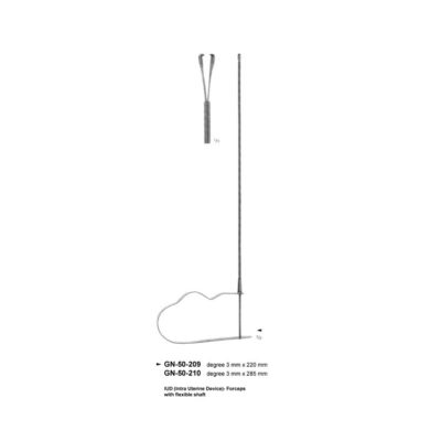 IUD (INTRA UTERINE DEVICE) FORCEPS WITH FLEXIBLE SHAFT - Relpro