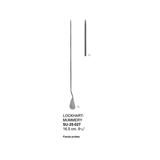 LOCKHART MUMMERY FISTULA PROBES STRAIGHT - 16.5 CM - Relpro