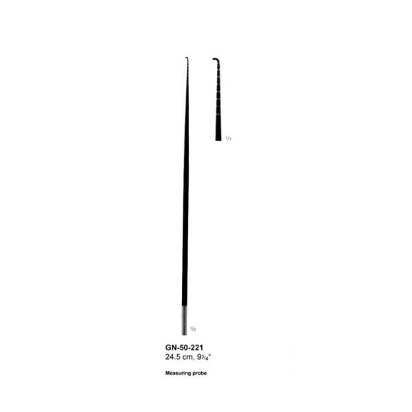 MEASURING PROBE INSTRUMENT FOR LASER SURGERY, SURFACE BLACK-FINISH - 24 ...