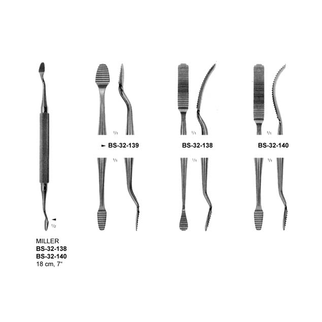 MILLER BONE FILES RASPATORIES – 18 CM - Relpro