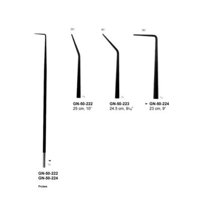 PROBES INSTRUMENTS FOR LASER SURGERY, SURFACE BLACK-FINISH – 23 CM - 25 ...