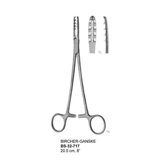 BIRCHER-GANSKE MENISCUS & CARTIAGE GRASPING FORCEPS, STRAIGHT – 20.5 CM ...
