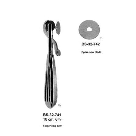 FINGER RING SAW AND SPARE SAW BLADE - 16 CM - Relpro