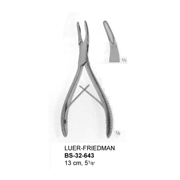 LUER-FRIEDMAN BONE RONGEURS - 13 CM - Relpro