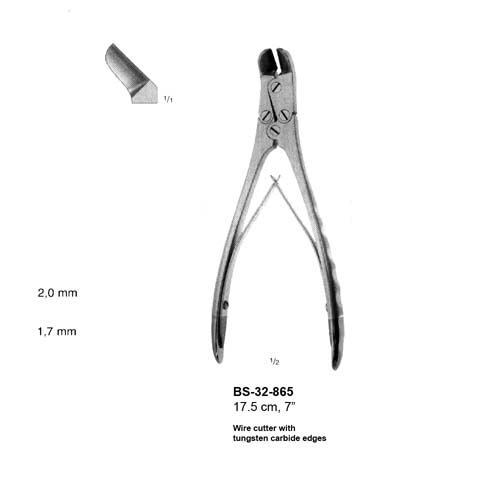 WIRE CUTTERS WITH TUNGSTEN CARBIDE EDGES – 17.5 CM - Relpro