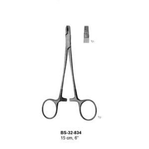 WIRE TWISTING FORCEPS TUNGSTEN CARBIDE, SQUARE TIP - 15 CM - Relpro